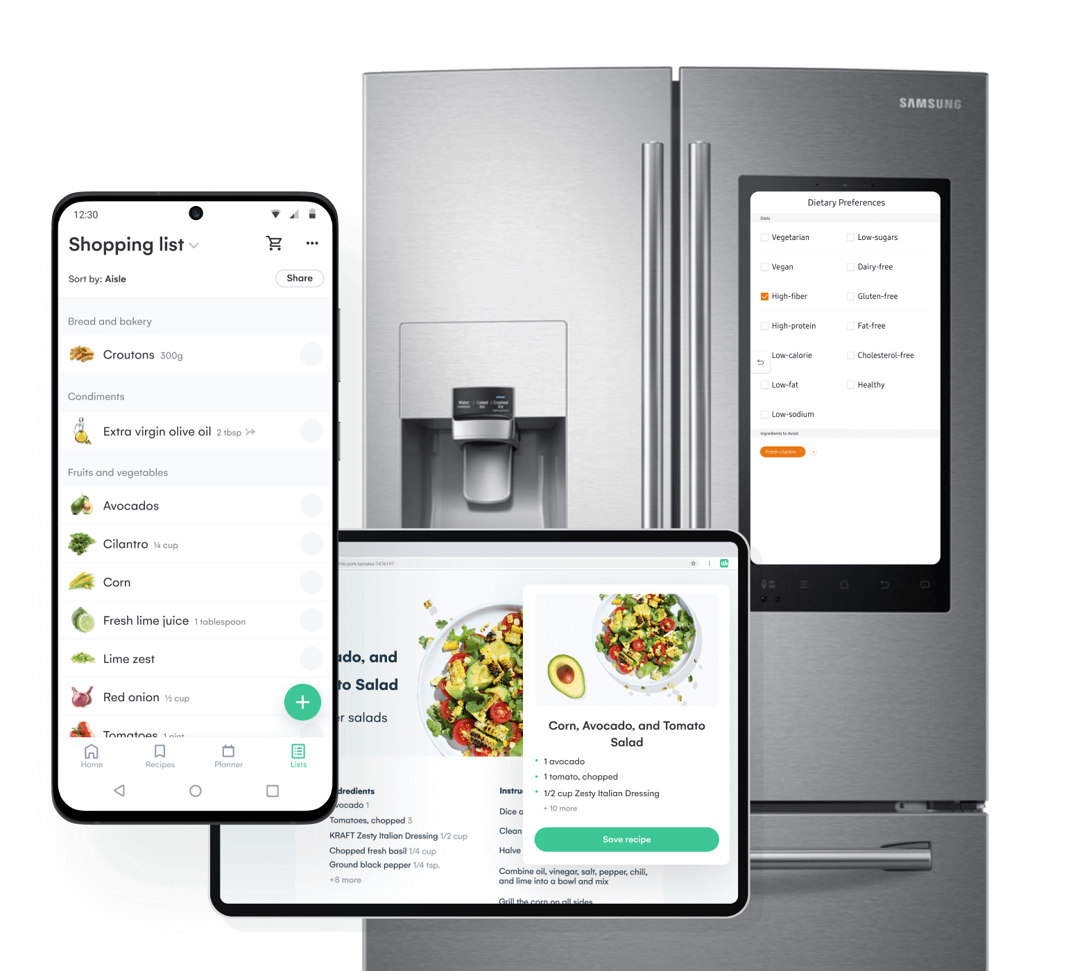 Download Samsung Food Apps on Android and Apple