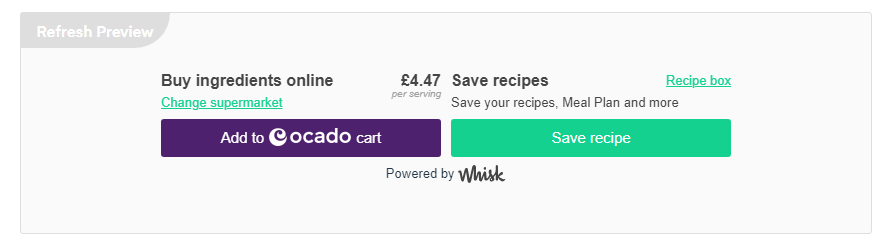 Whisk updates Recipe Widgets and brings them to WordPress – Samsung Food