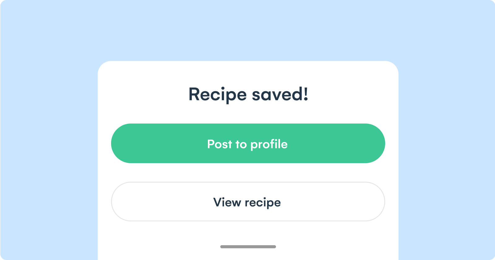 Introducing recipe posts in Whisk profiles!