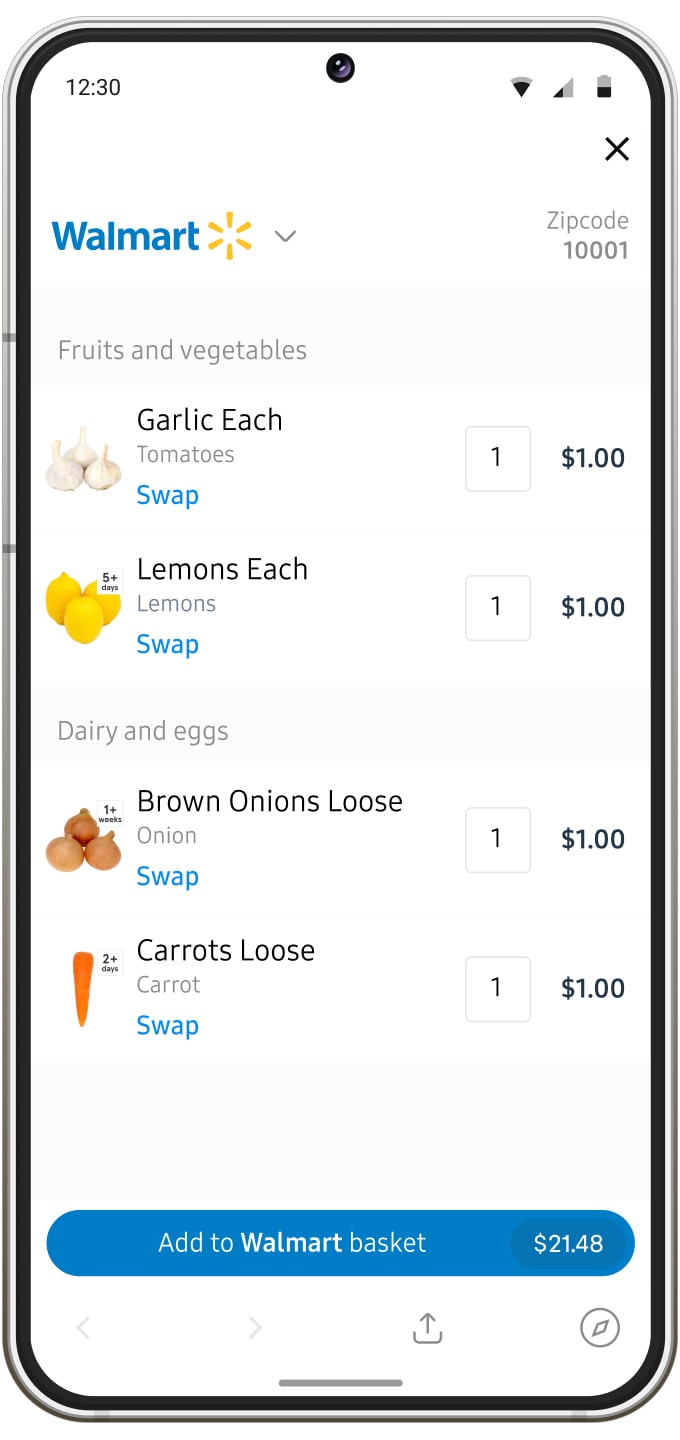 Grocery List App: Cut Grocery Shopping Time in Half with Samsung Food